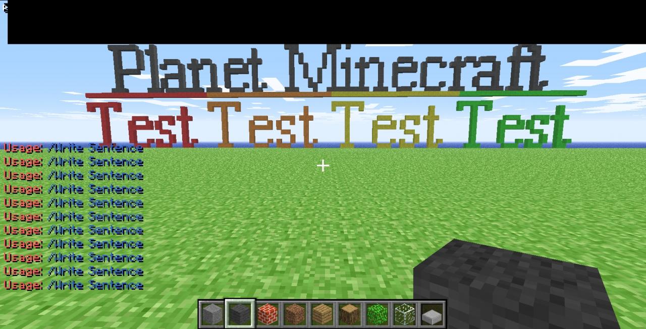 Write Minecraft Map 