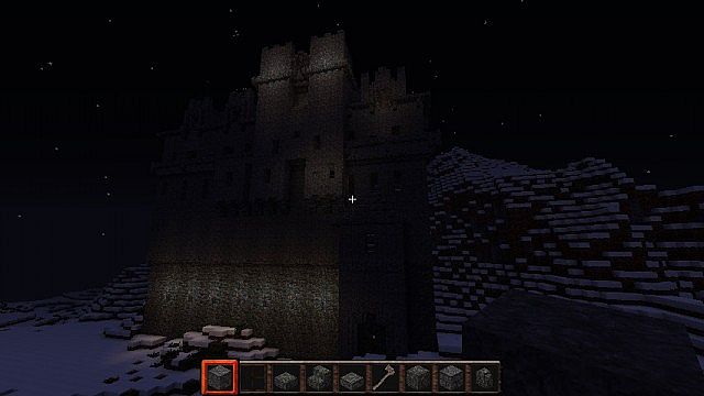 The Beginning of the build: Castle Frankenstein! Minecraft Map