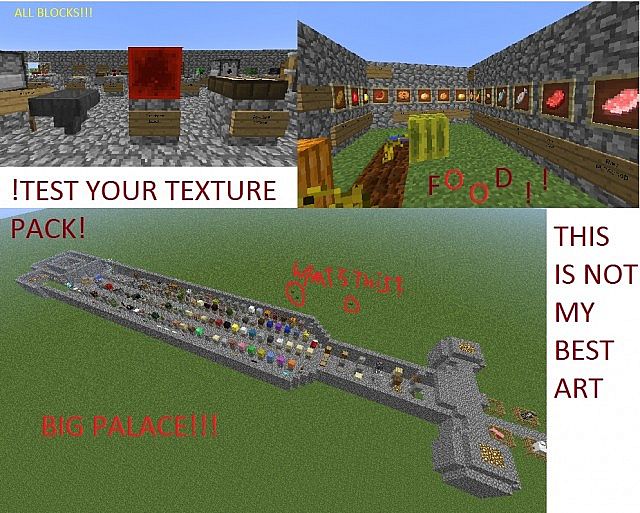 Test your Texture Pack! (1.5) Minecraft Map