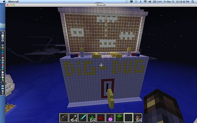 dig dug game Minecraft Map