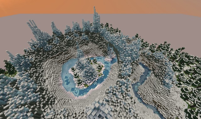 Eternia Mountains Minecraft Map