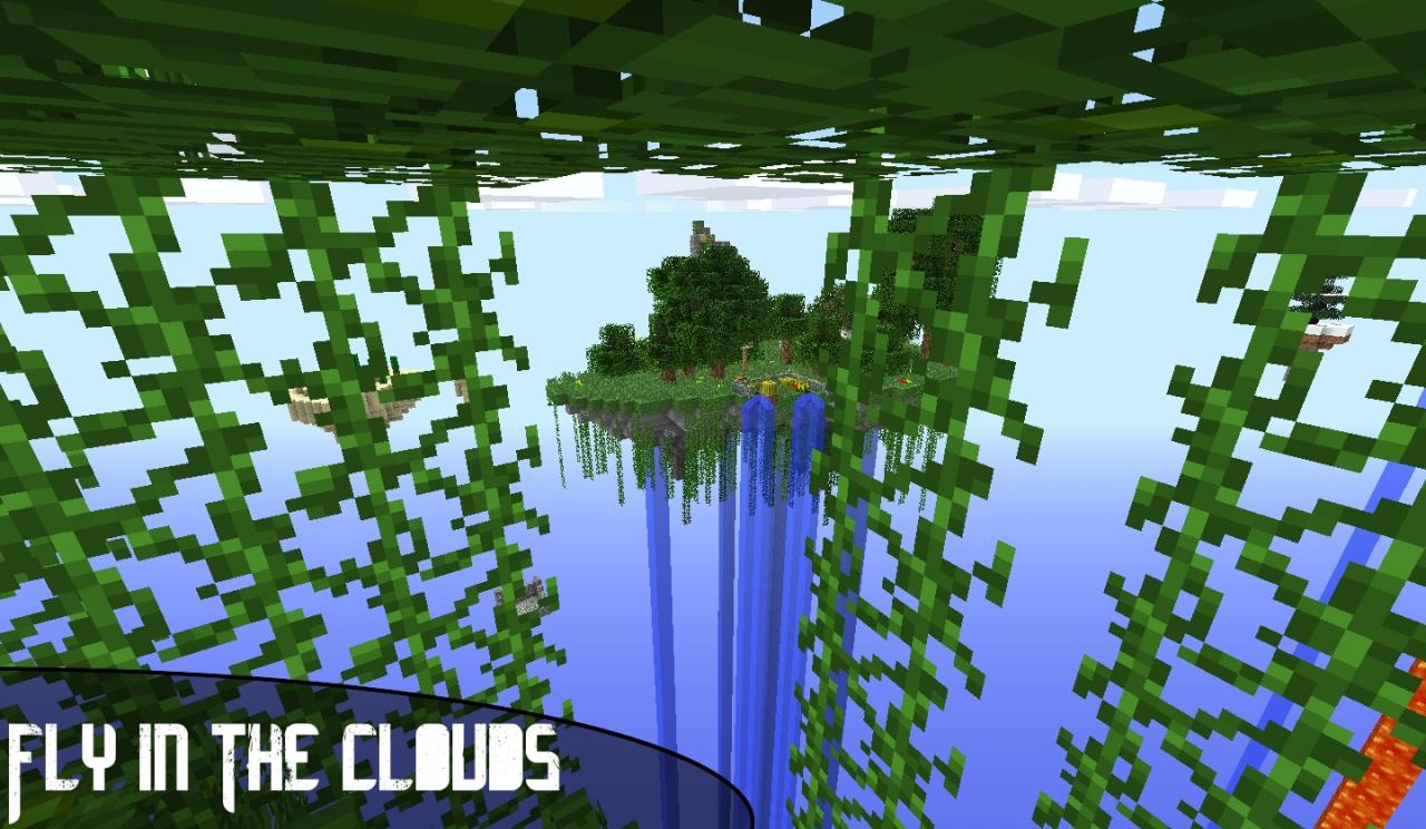 Fly in The Clouds V2 Minecraft Map