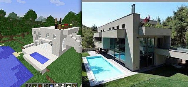 MOden house Minecraft Map