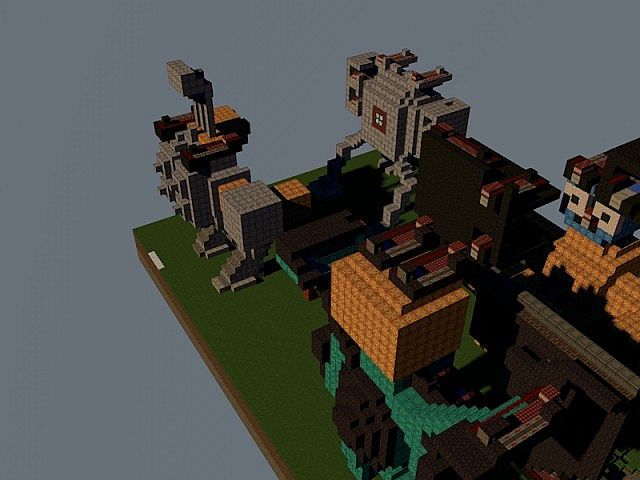 robot fight Minecraft Map
