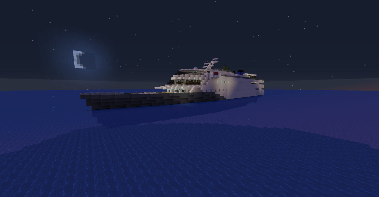 mini cruise ship Minecraft Map