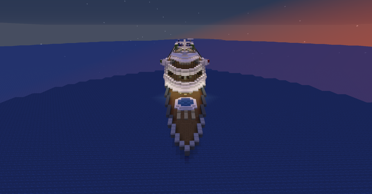 mini cruise ship Minecraft Map