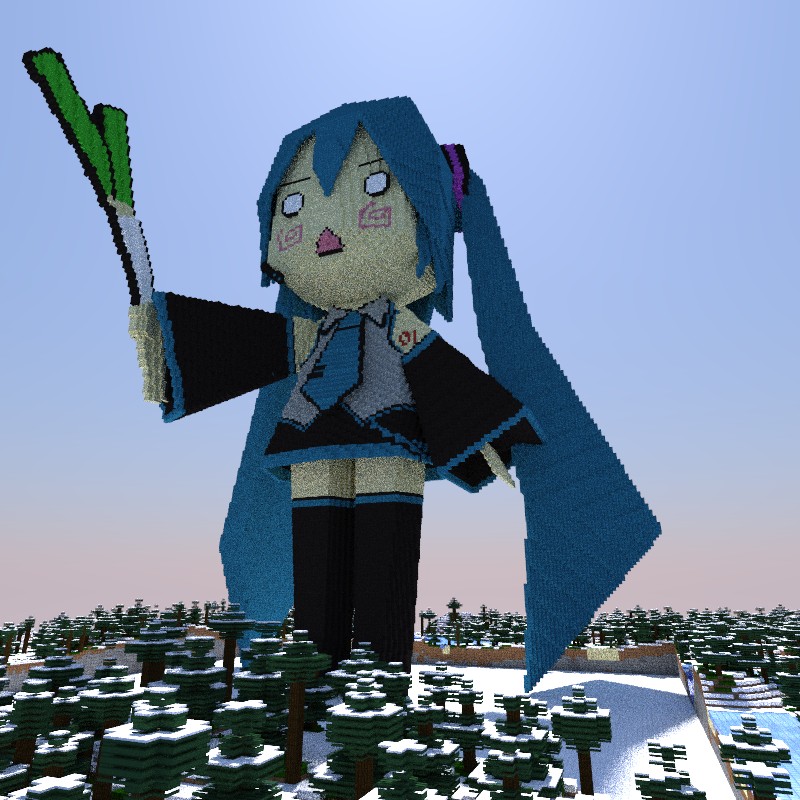 Hatsune Miku (Nendroid Ver) Minecraft Project