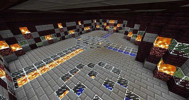 I Seem To Like Making These Fire Buildings. Minecraft Map