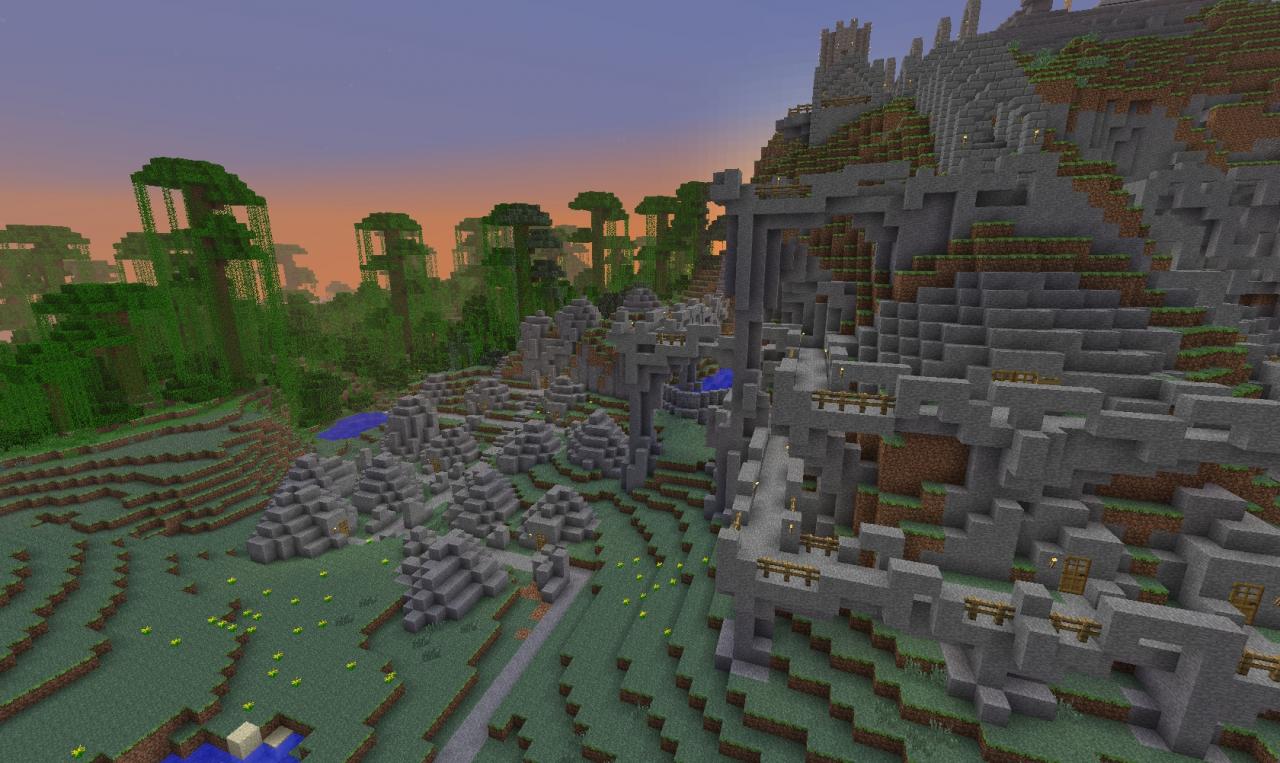 Dwarven city Minecraft Map