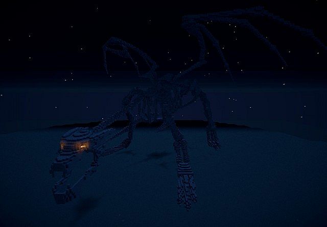 [Timelapse] Ghost Dragon (HOMM 5) Minecraft Map