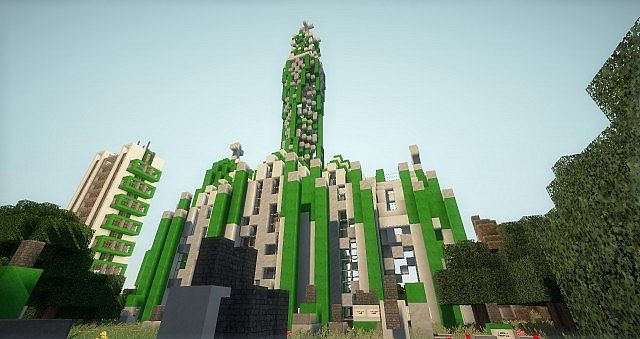 Modern Church (BioTech City) Minecraft Map
