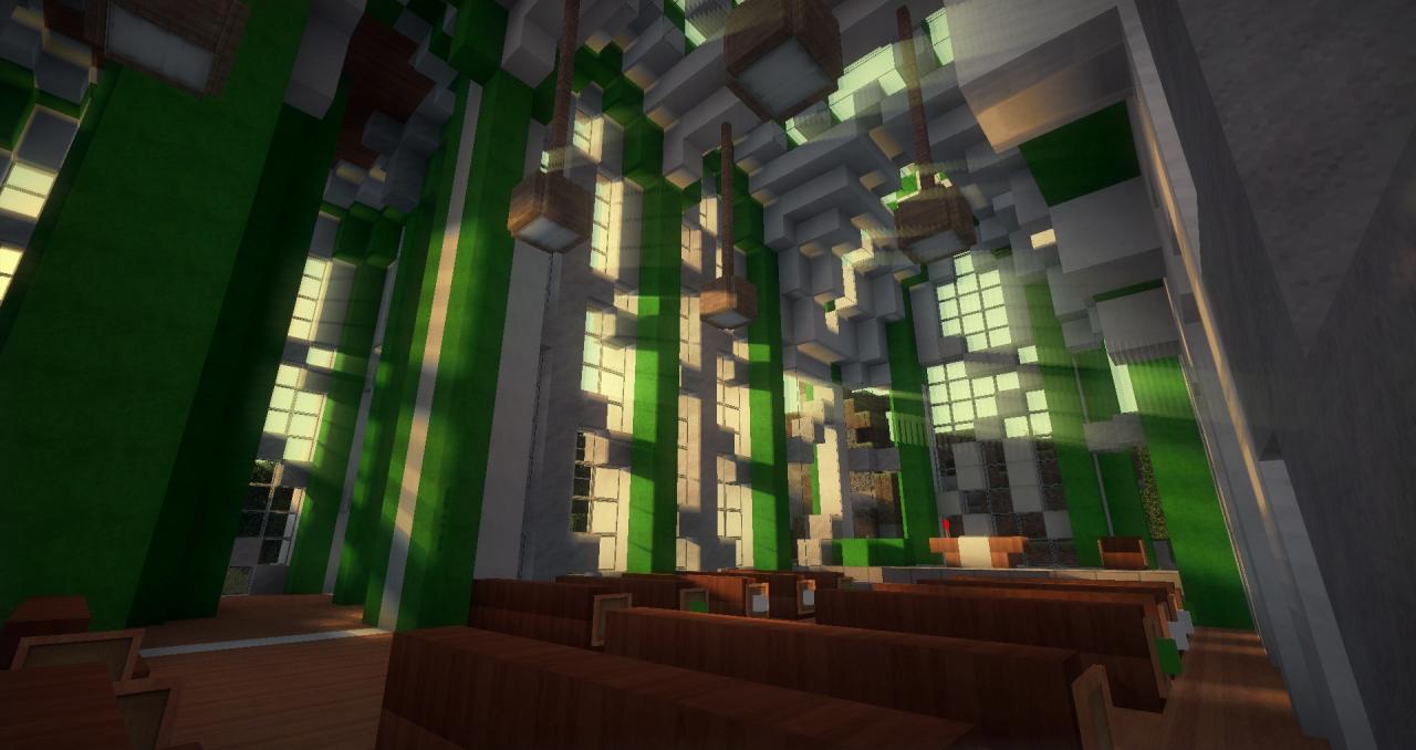 Modern Church (BioTech City) Minecraft Map
