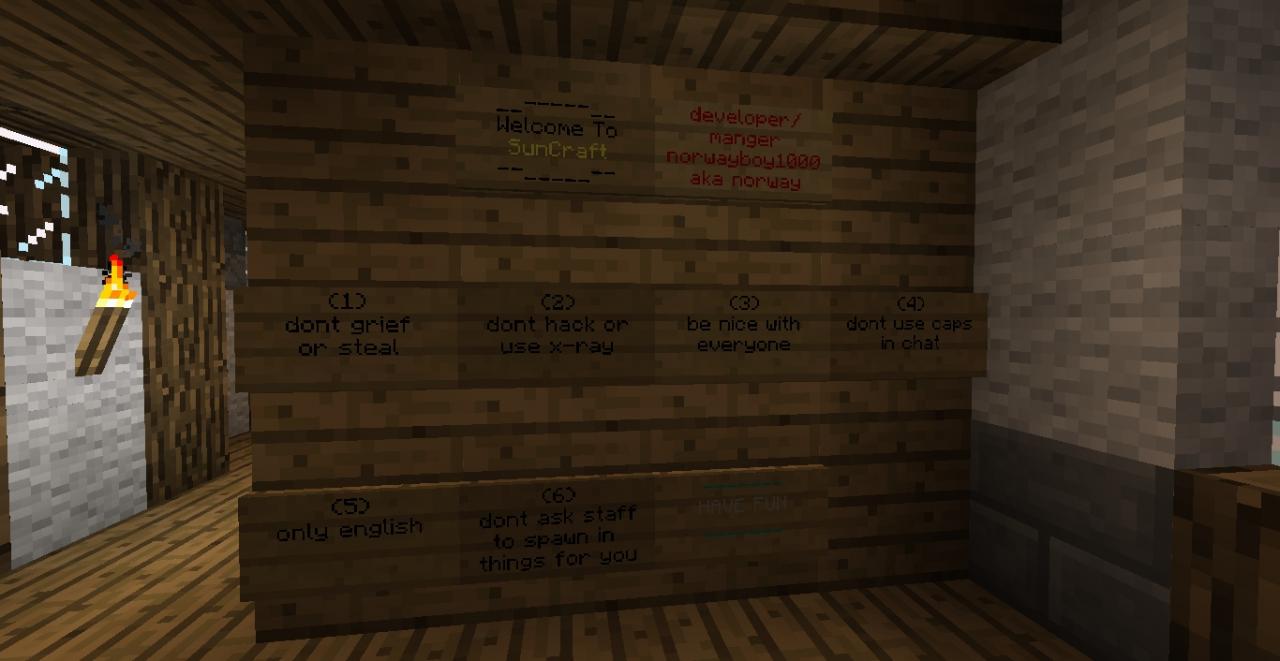 SunCraft The best MInecraft server [pvp] [easy] and much more Minecraft Server