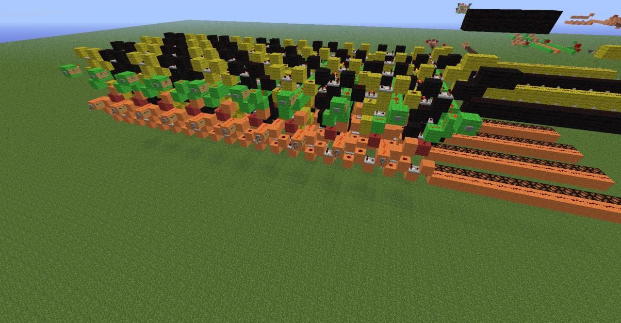 Hexadecimal RAM [signal strength, stackable] Minecraft Map