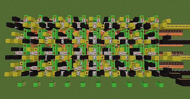 Hexadecimal RAM [signal strength, stackable] Minecraft Map