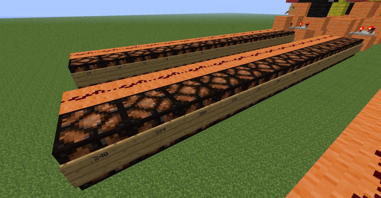 Hexadecimal RAM [signal strength, stackable] Minecraft Map