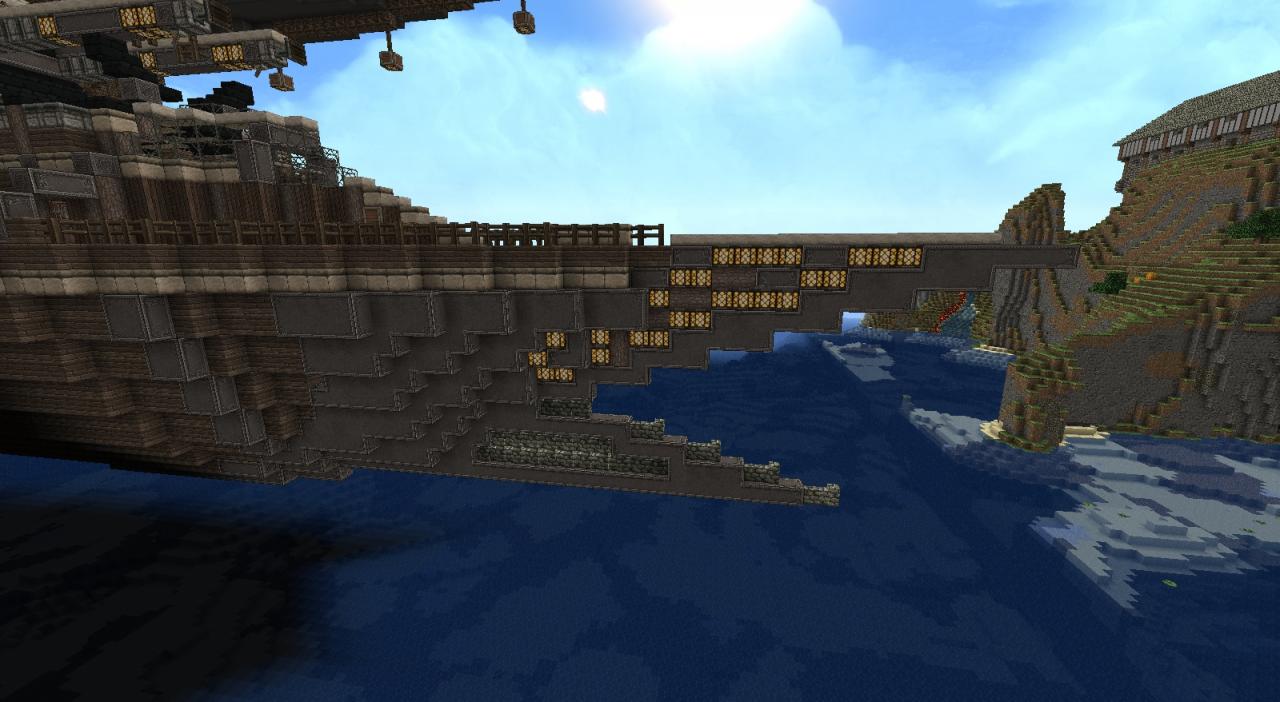 Ark-tech Imperial Warship: The Helios Minecraft Map