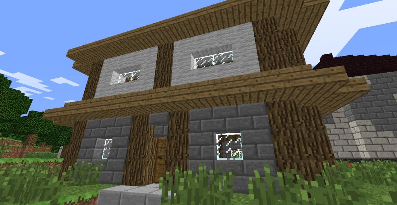 (Yogcraft) | Silverwood Town | Good starter base Minecraft Map