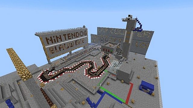 [Redstone Miningame][1.5 Compatible] Race track by blauweke Minecraft Map