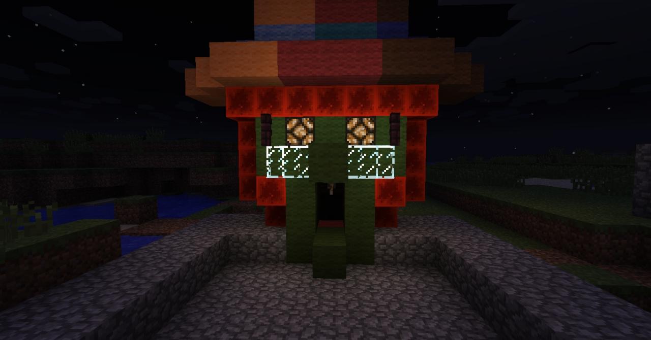 Grandma Creeper Entrance Minecraft Map