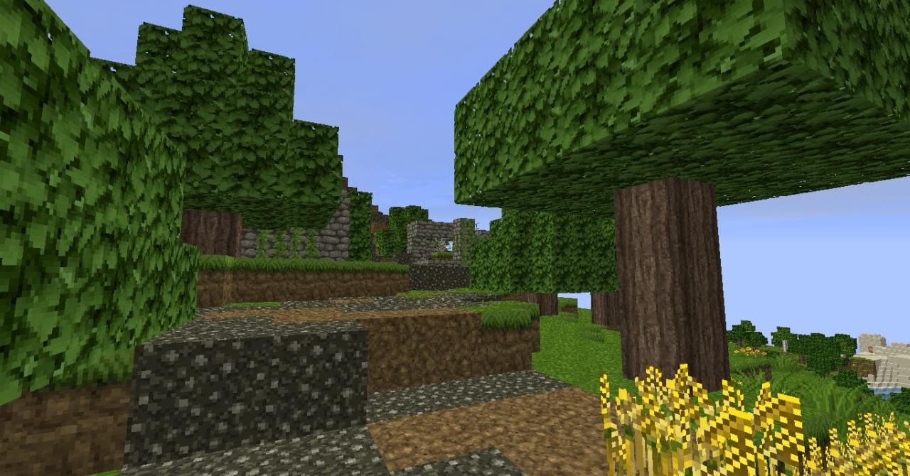 "Old Medieval Village" Minecraft Map