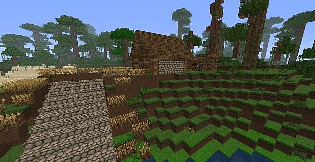 Small medieval homestead Minecraft Map
