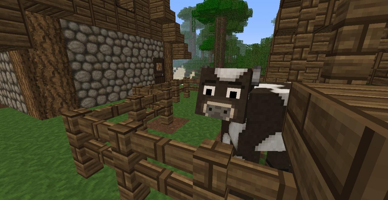 Small medieval homestead Minecraft Map