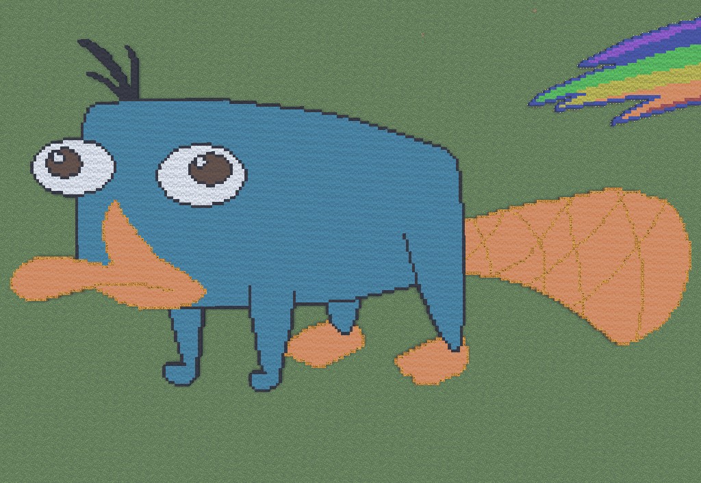 perry pixelart Minecraft Project