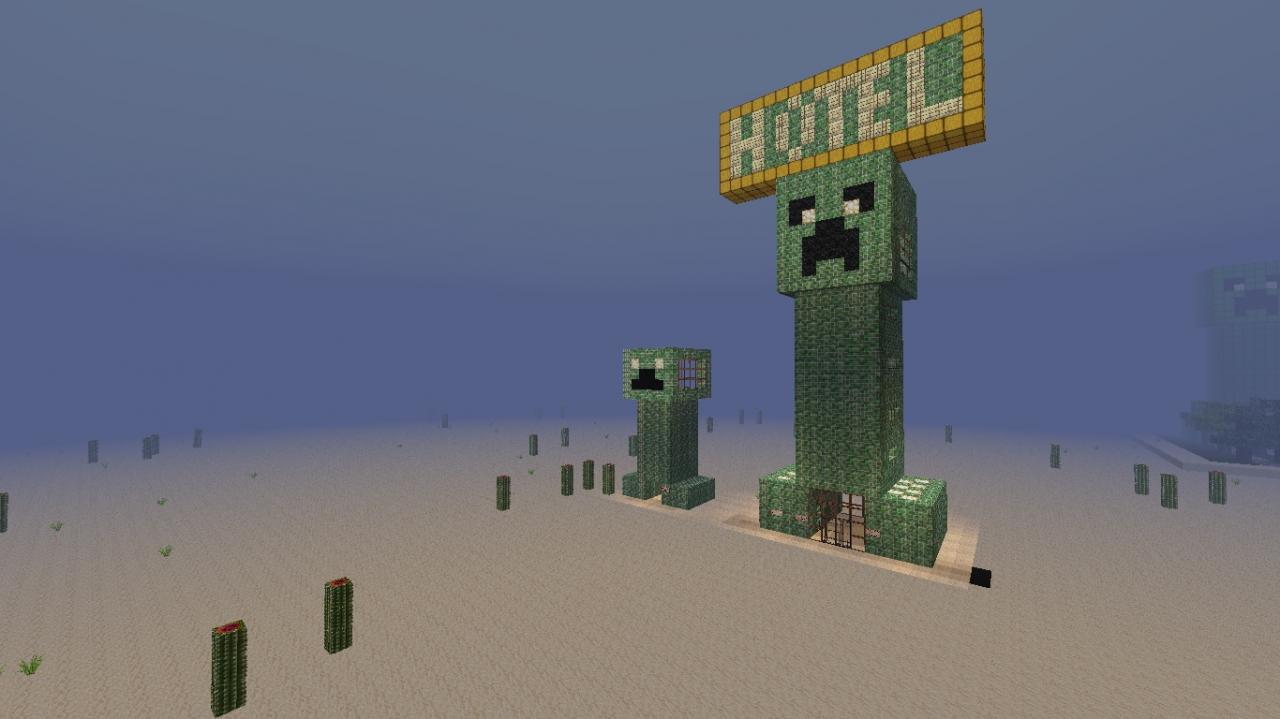 Creeper Hotel Minecraft Map