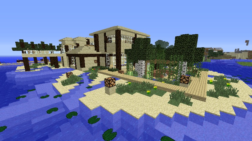 Beach Side Paradise Minecraft Map