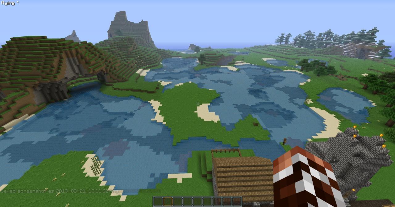A Good Start: Village + 2 Ravines + Surprises Minecraft Map