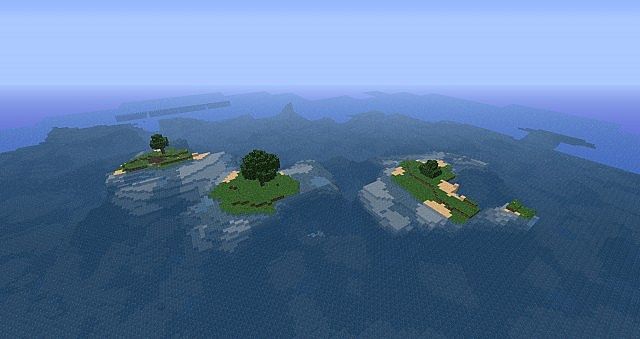 Survival island (3 islands) Minecraft Map
