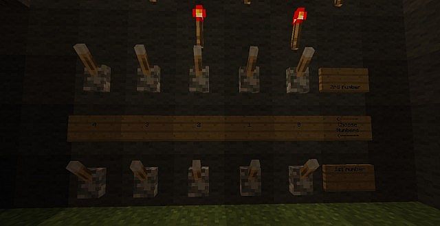 Very Simple RedStone Addition Calculator v1.0! Minecraft Map