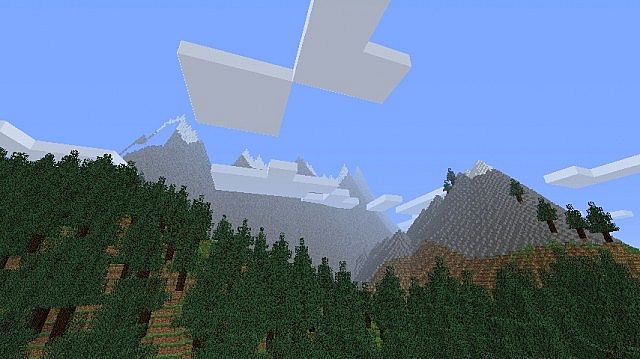 epic mountain Minecraft Map