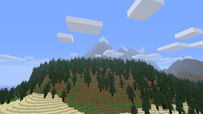 epic mountain Minecraft Map