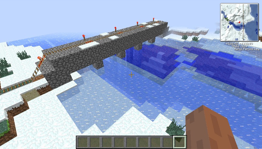 just head north.(tekkit) Minecraft Map