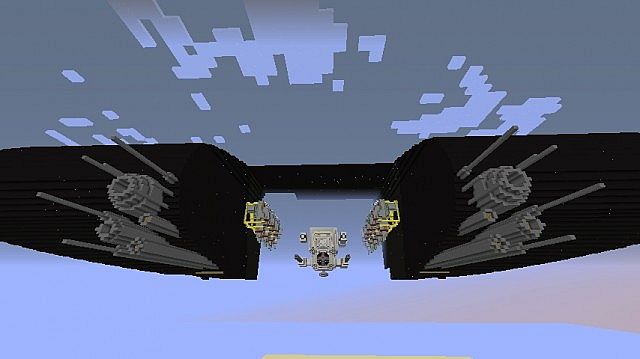 Central-Galactic Empire 'Retaliation' class mothership Minecraft Map