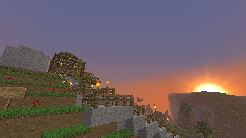 Mountain house whit mining place! Minecraft Map