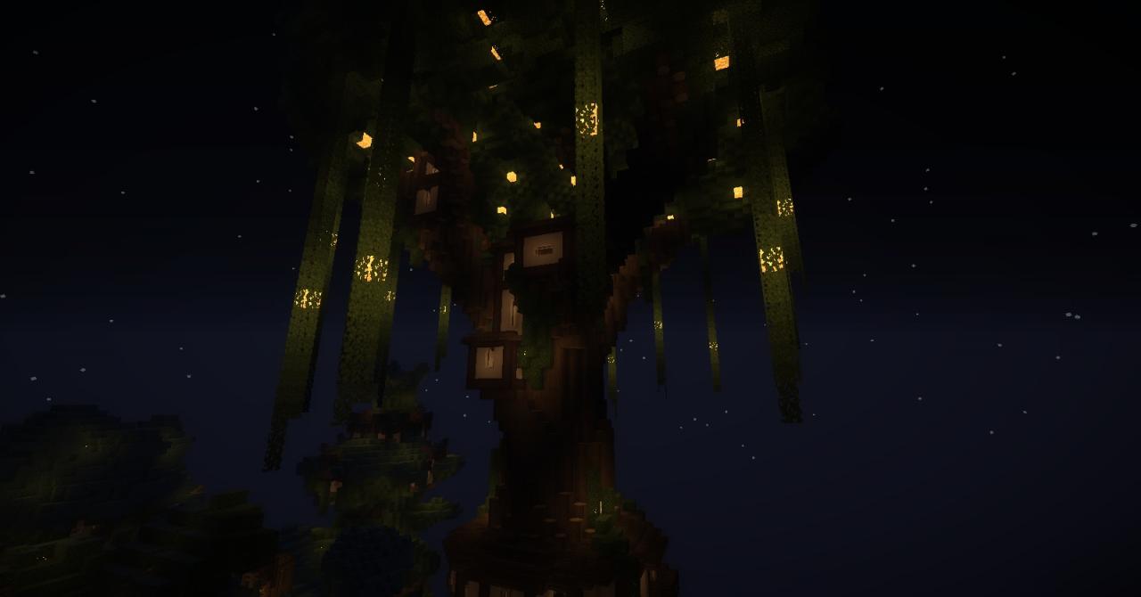 Elven Tree City (Legit Survival Build) Minecraft Map