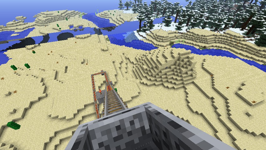 Roller coaster of Fun Minecraft Map