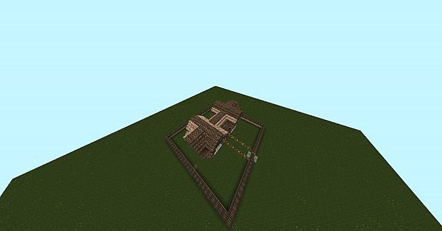 Mediveal House _ Superflat Minecraft Map