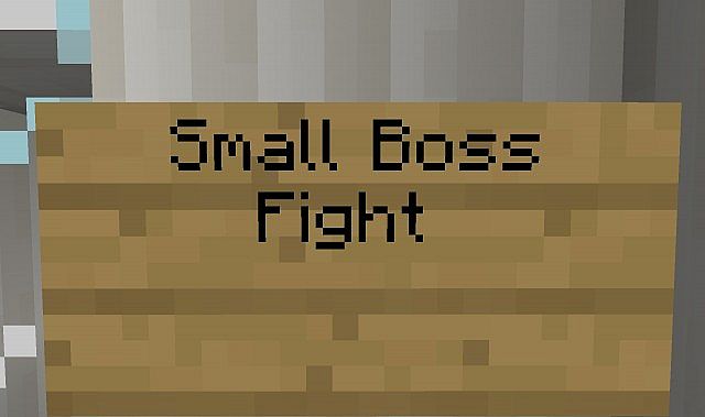 Small Boss Fight Minecraft Map
