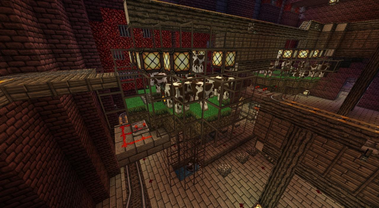 Ilp0's Factory - Automatic steak farm Minecraft Map