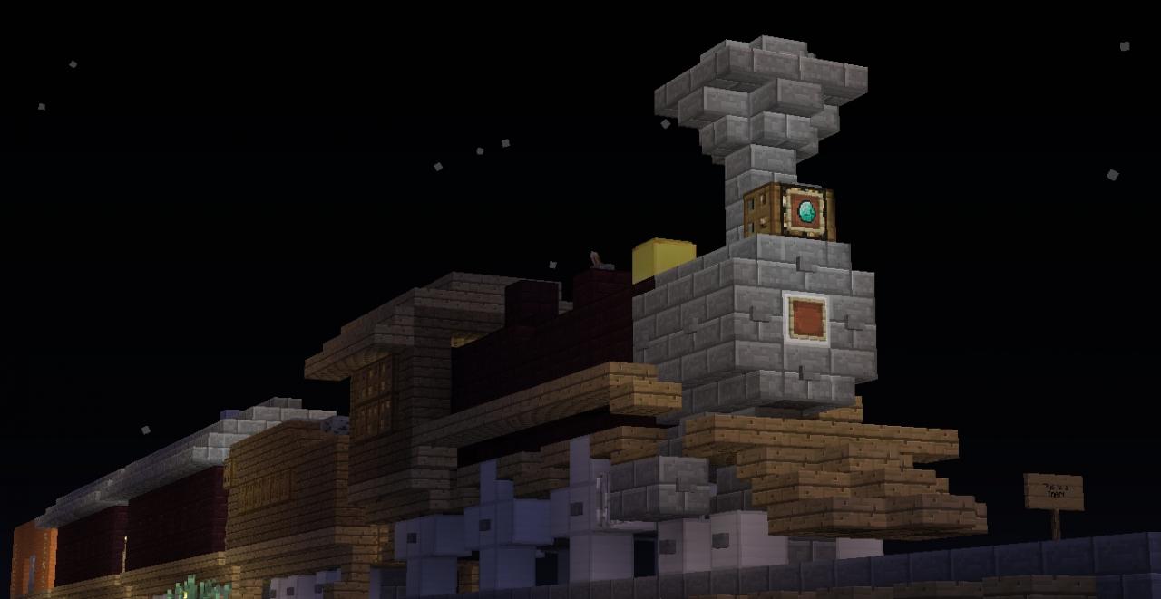 1890's Steam Locomotive Train House! :D Minecraft Map