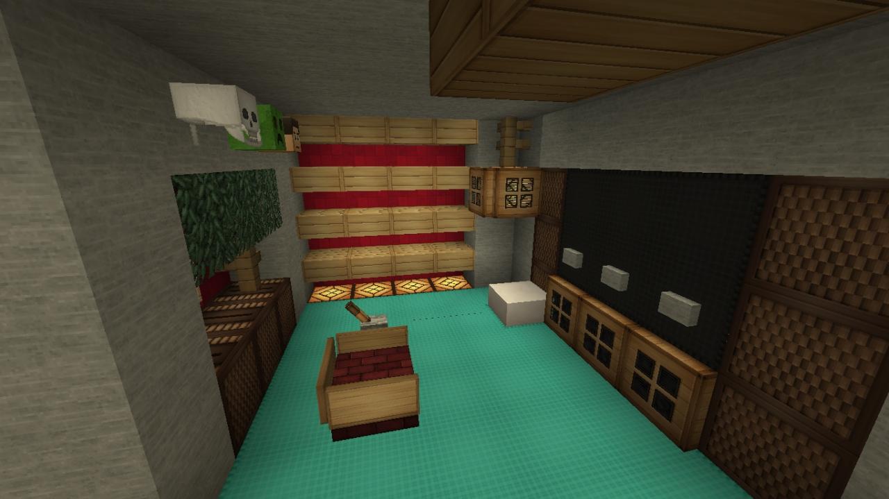 Modern underground house Minecraft Map