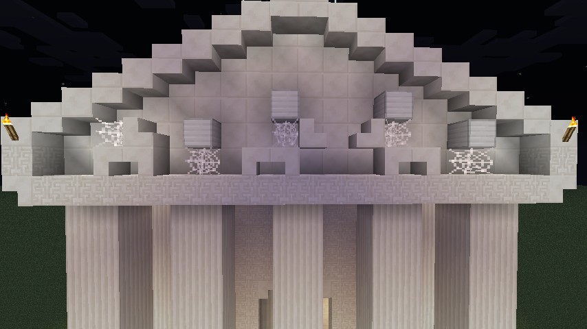 The Parthenon Full scale Replica + Download Minecraft Map