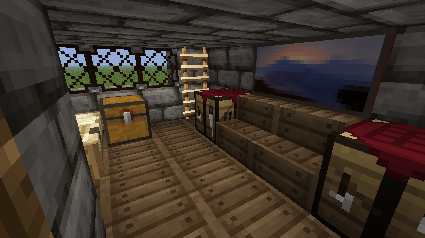 Small Medieval Blacksmith Shop Minecraft Map