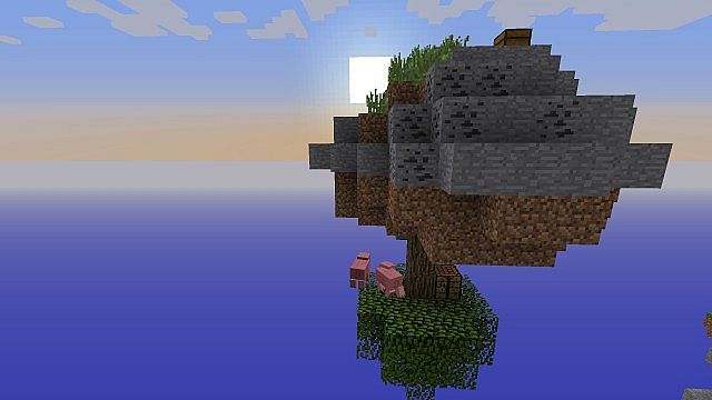 Side to Side Skyblocks Minecraft Map