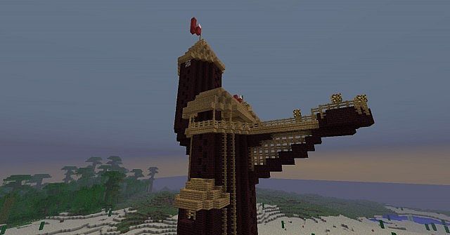 Nether Tower Minecraft Project