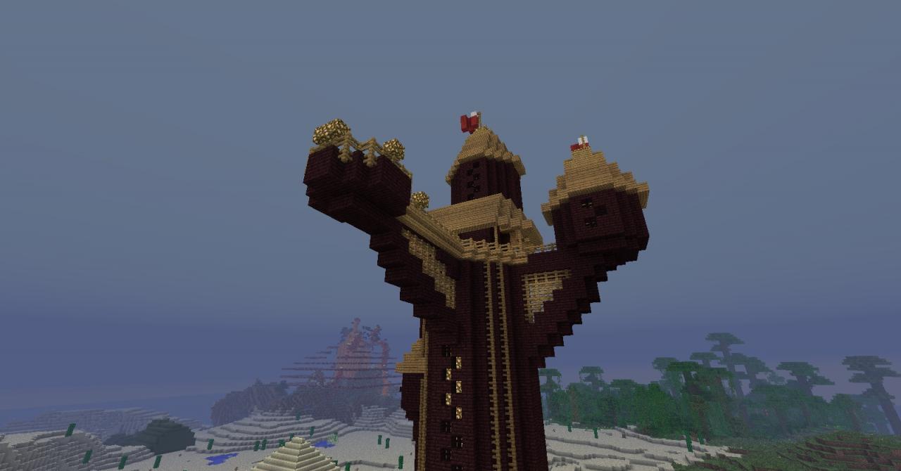Nether Tower Minecraft Map